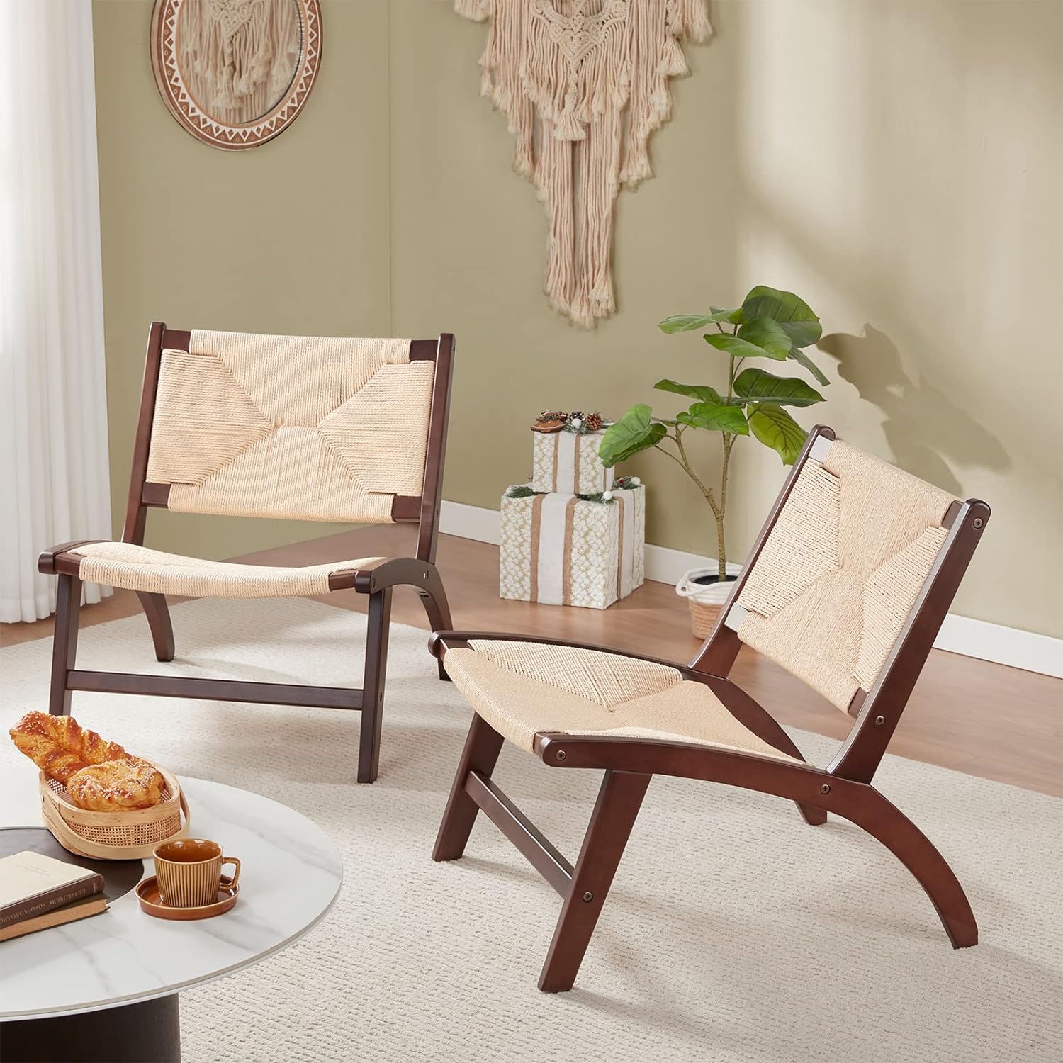 [Open Box] Soohow Bohemian Chic 2-Piece Lounge Chair Set – Versatile ...