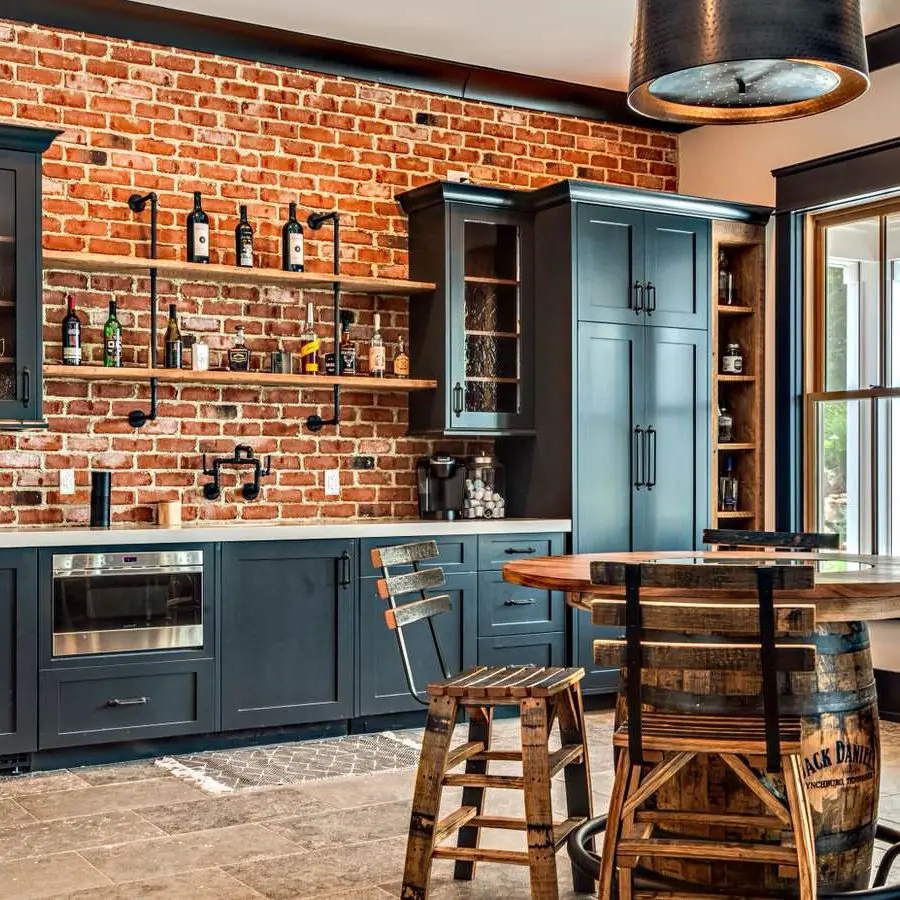 45 Professional Farmhouse Home Bar Ideas to Transform Your Space ...