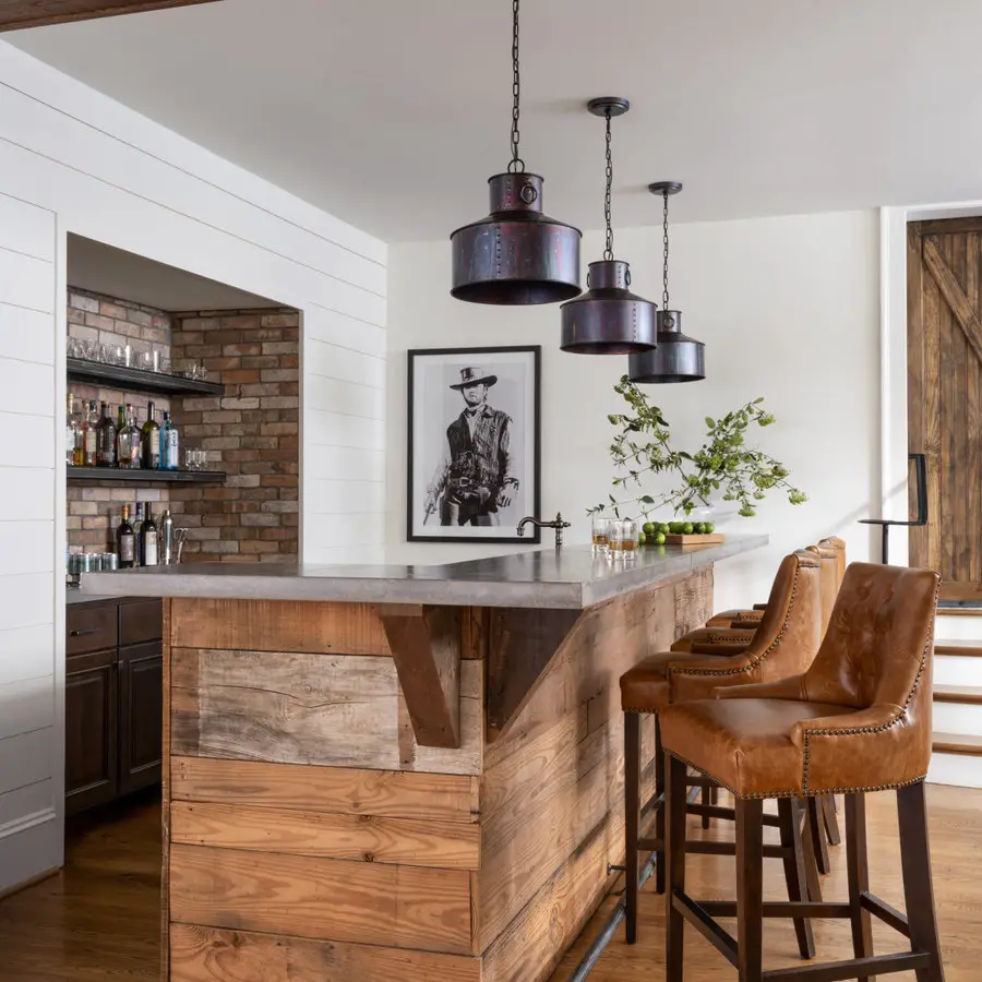 45 Professional Farmhouse Home Bar Ideas to Transform Your Space ...