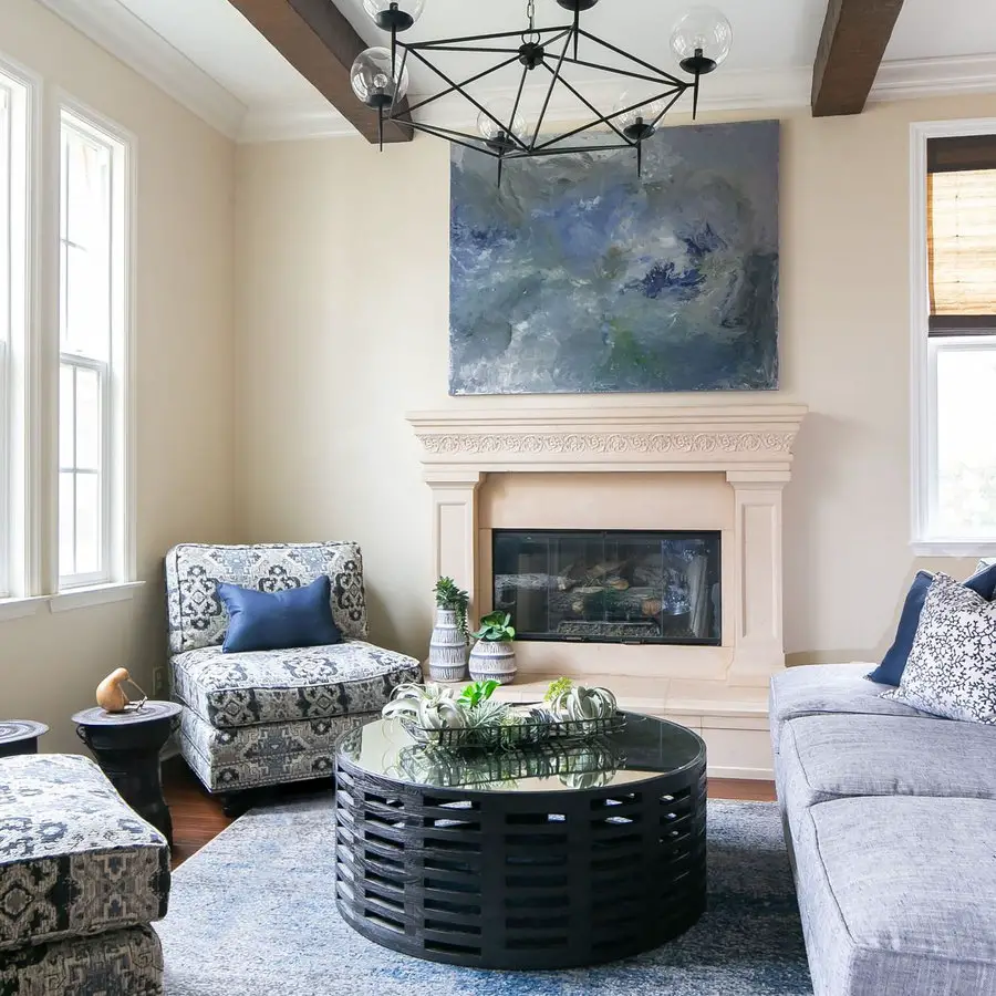 Savvy Spaces: 60 Small Living Room Wonders in Transitional Style ...